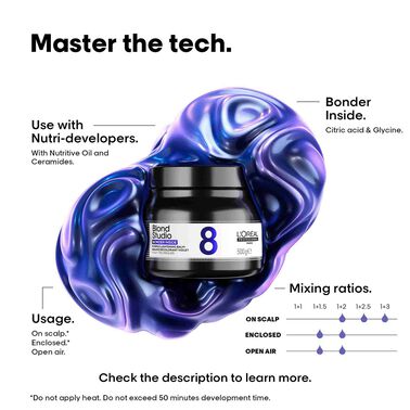 BLOND STUDIO 8T PURPLE LIGHTENING BALM BONDER INSIDE 500g L'Oréal professionnel