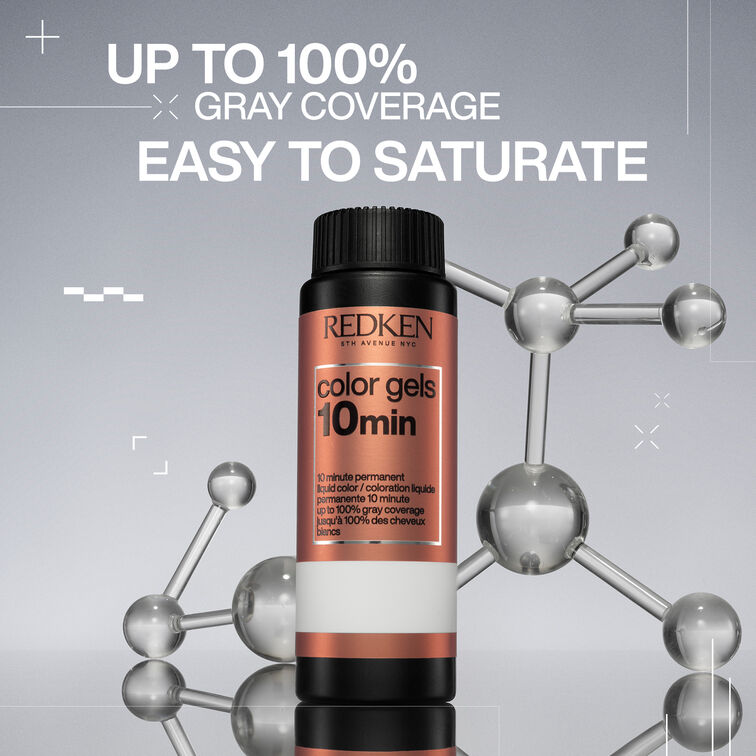 Color Gels Lacquers 10 Minute 6NA Granite 60ml Redken