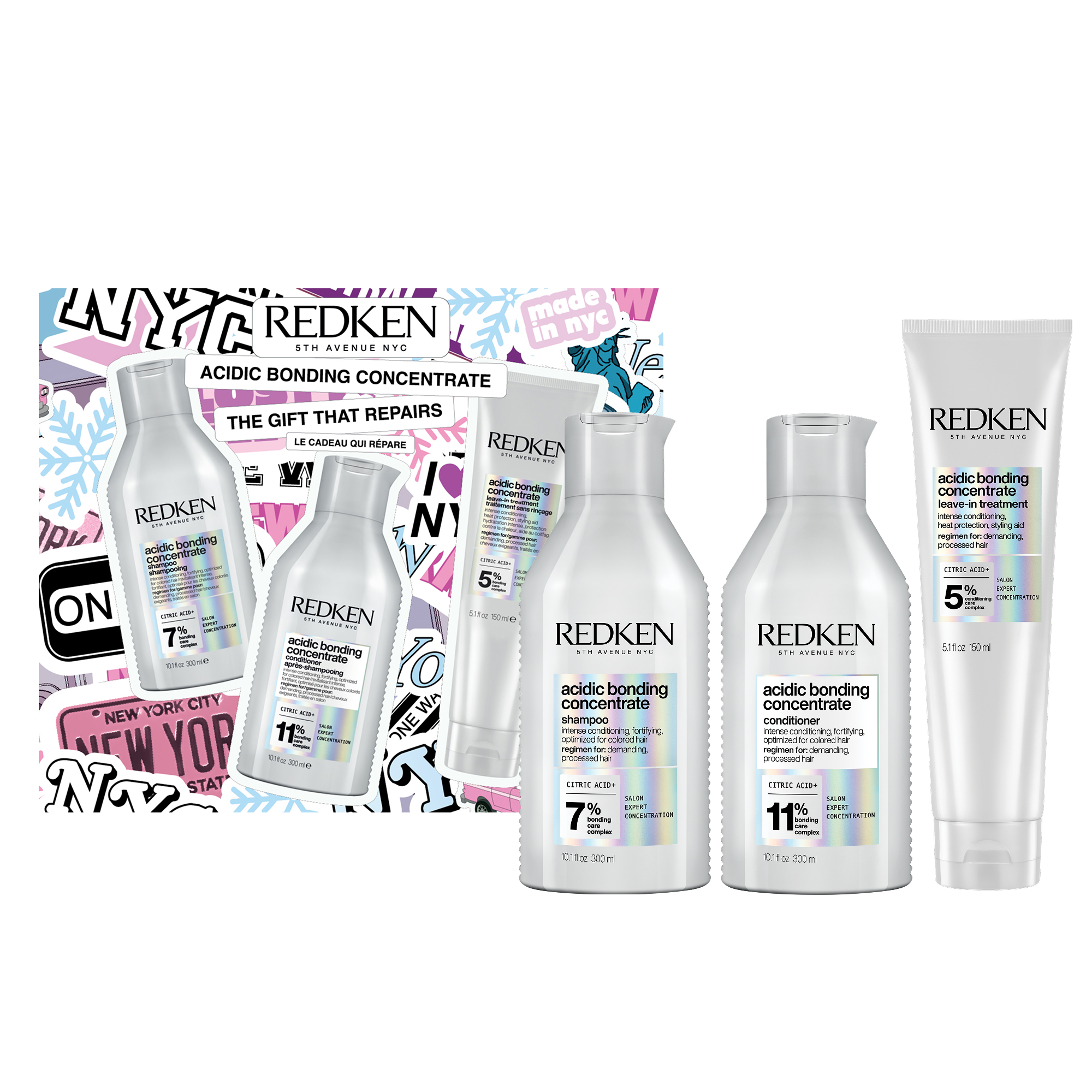 Redken Acidic Bonding Concentrate Xmas Giftset 1. Gift Box2. ABC ...